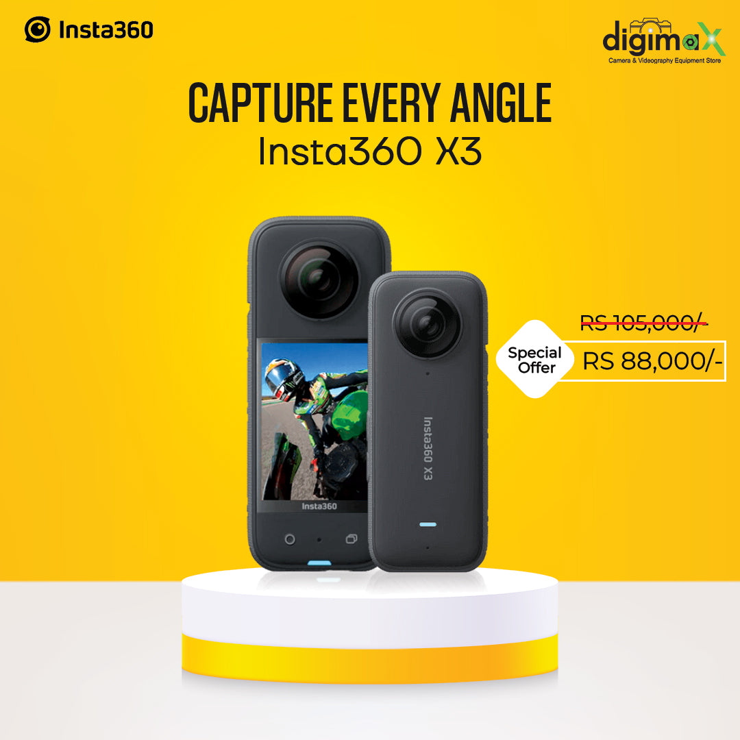 Insta360 One X3 360° Camera CW – DigiMax Pakistan